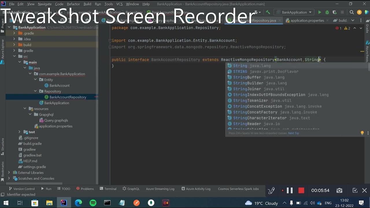 create Entity Class - YouTube