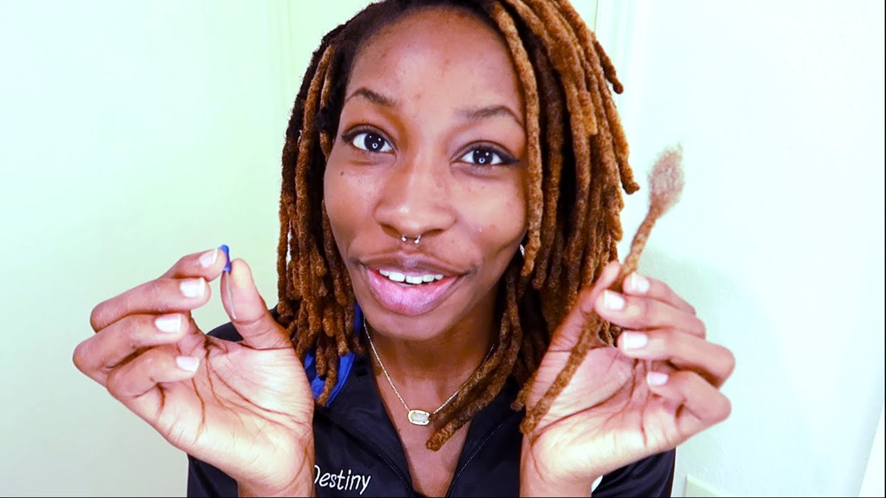 How to reattach locs - YouTube