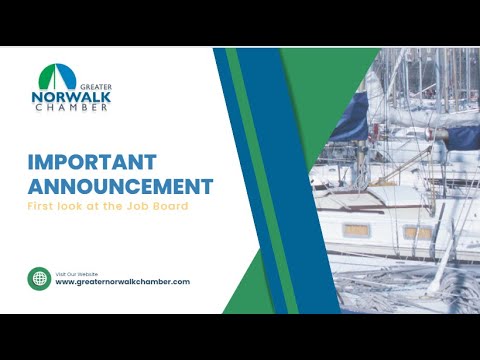 Fred Dimyan, from POTOO, announces the Norwalk Job Board. - YouTube