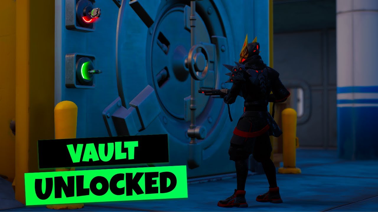 How to open a high-security vault with two keys? | FORTNITE QUESTIONS ...