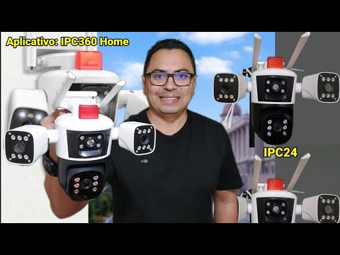Câmera de segurança IPC24 IP WI-FI como configurar pelo QR CODE APP ...