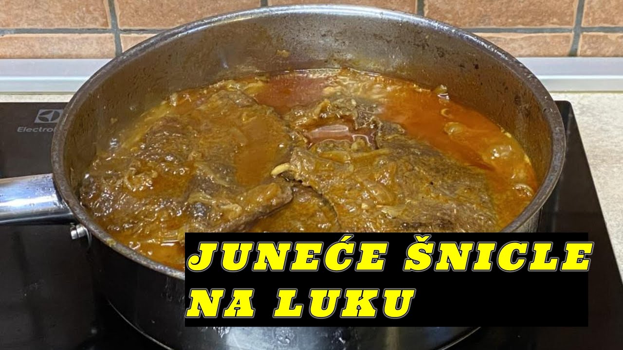 Juneće šnicle na luku - jelo koje vas mami svojim okusom! - YouTube