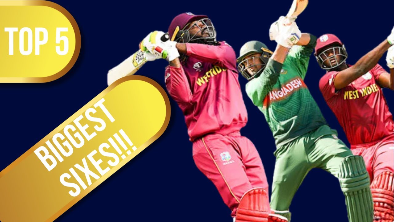 TOP 5 Biggest Sixes!!! - YouTube