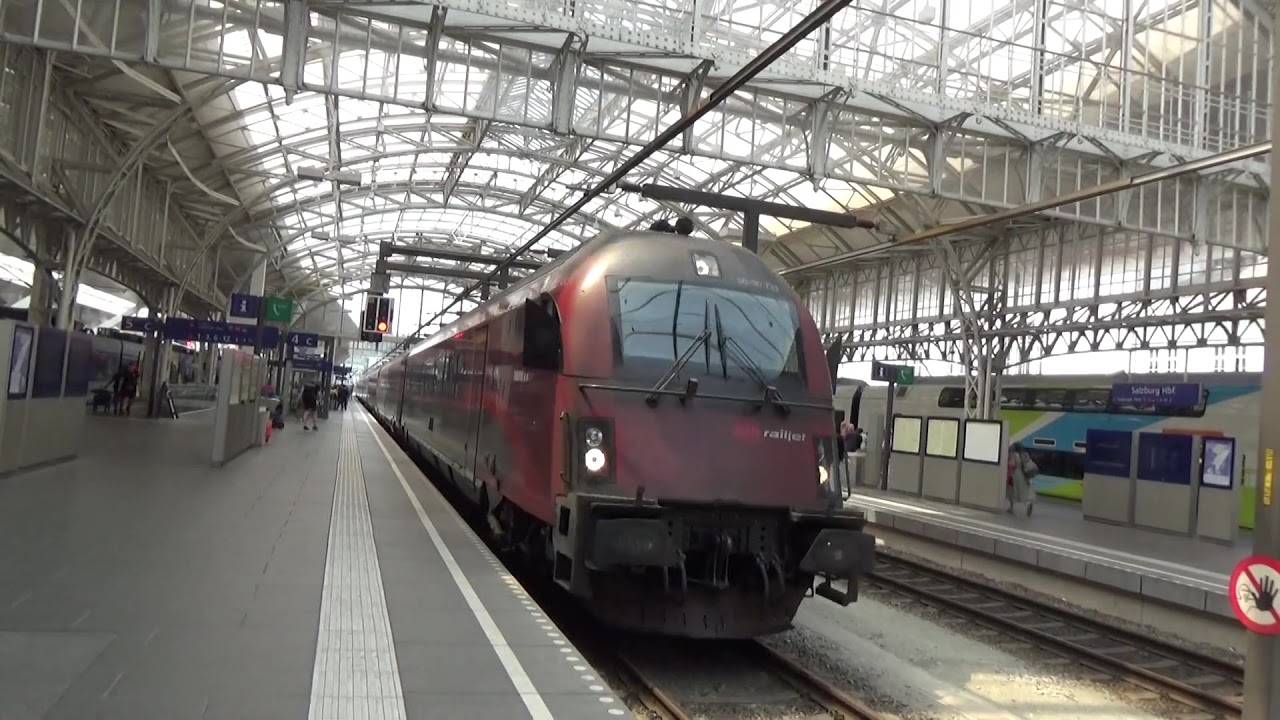 railjet xpress 161 Salzburg Hbf - YouTube