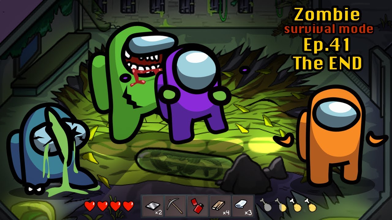 The END - Survival Mode 🛠 Among Us Zombie - Animation - YouTube