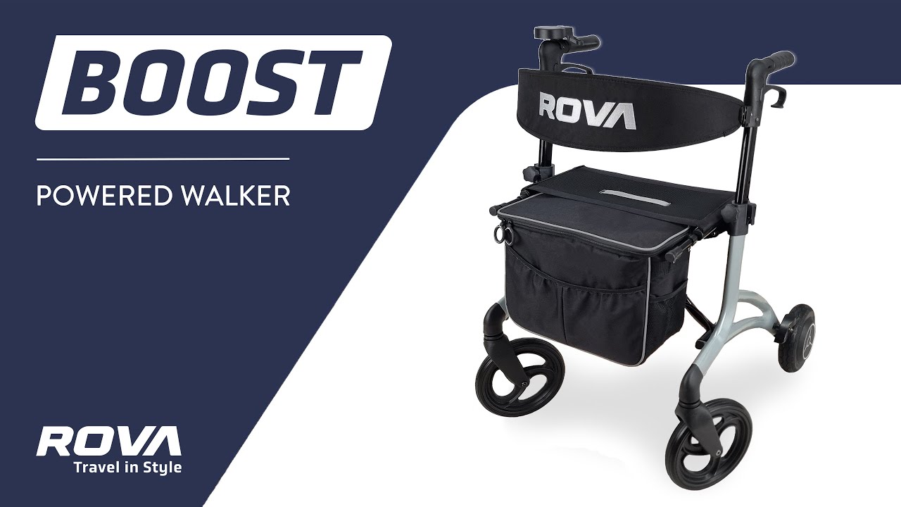 'Boost' Walker by ROVA - Power Assisted Mobility Aid - YouTube