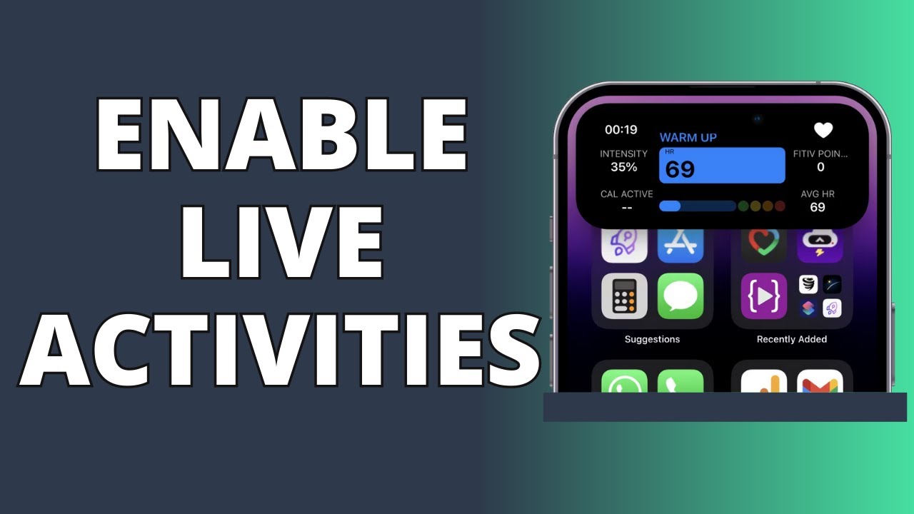 Enable Live Activities On iPhone! - YouTube