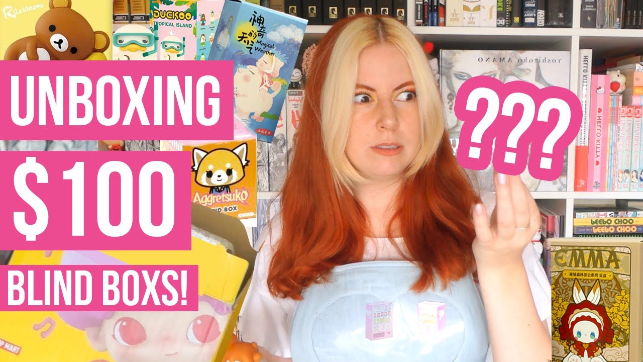 Unboxing $100 worth of Blind Boxes - Opening blind box toys mystery ...