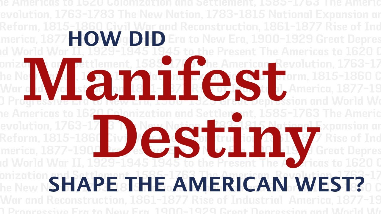 How did Manifest Destiny shape the American West? - YouTube