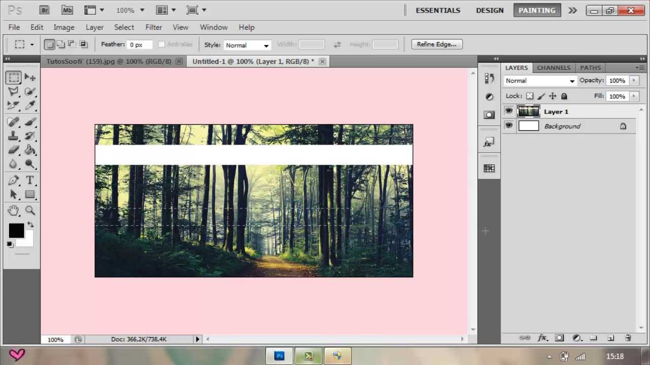 How To Make Twitter Headers With White Borders - YouTube