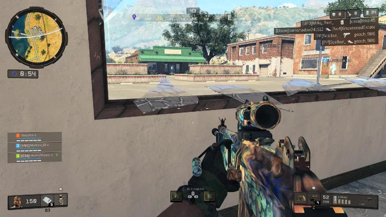 CoD BO4 Blackout Quads Mesh Mine Squad Wipe/Got eeem! - YouTube