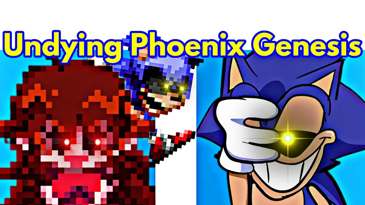 Friday Night Funkin' VS Undying Phoenix Genesis Fanmade / Sonic (FNF ...