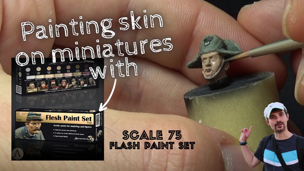 How to Painting SKIN on miniatures: SCALE75/dipingere INCARNATI in miniatura: SCALE75 - YouTube