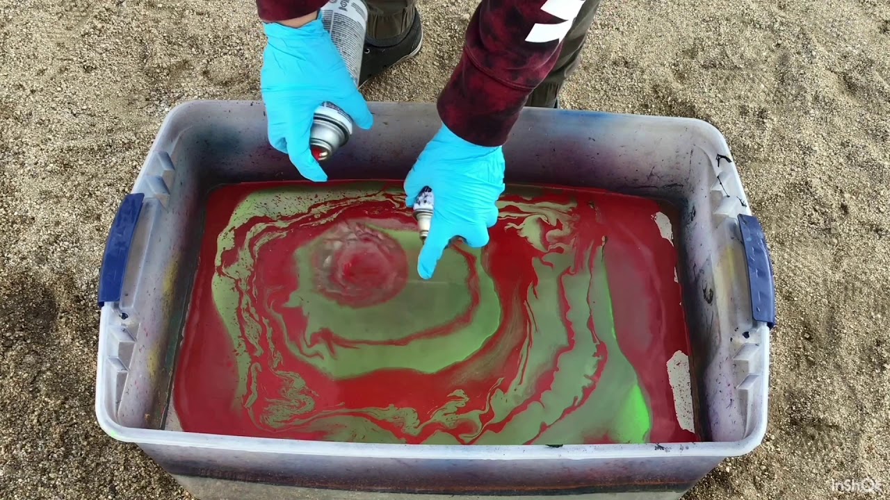 1st Video! Hydro Dipping a Christmas Tree! - YouTube