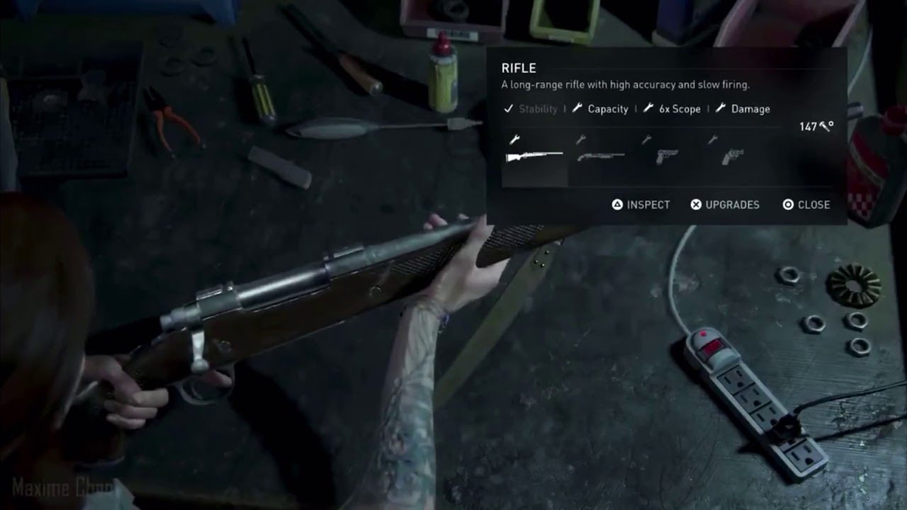 The Last Of Us Part 2 weapon customization/upgrades - YouTube