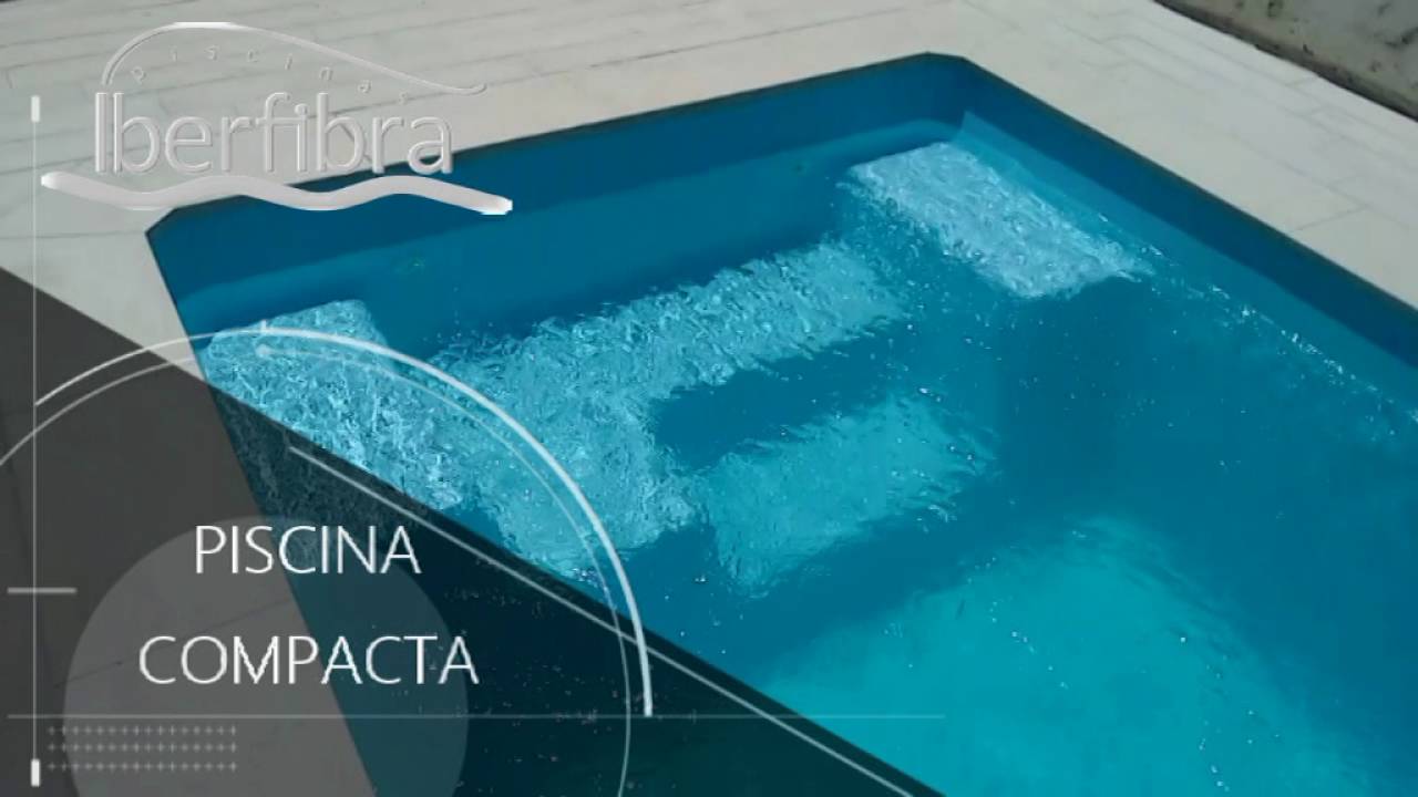 Piscina compacta de fibra Multiforma Iberfibra - YouTube