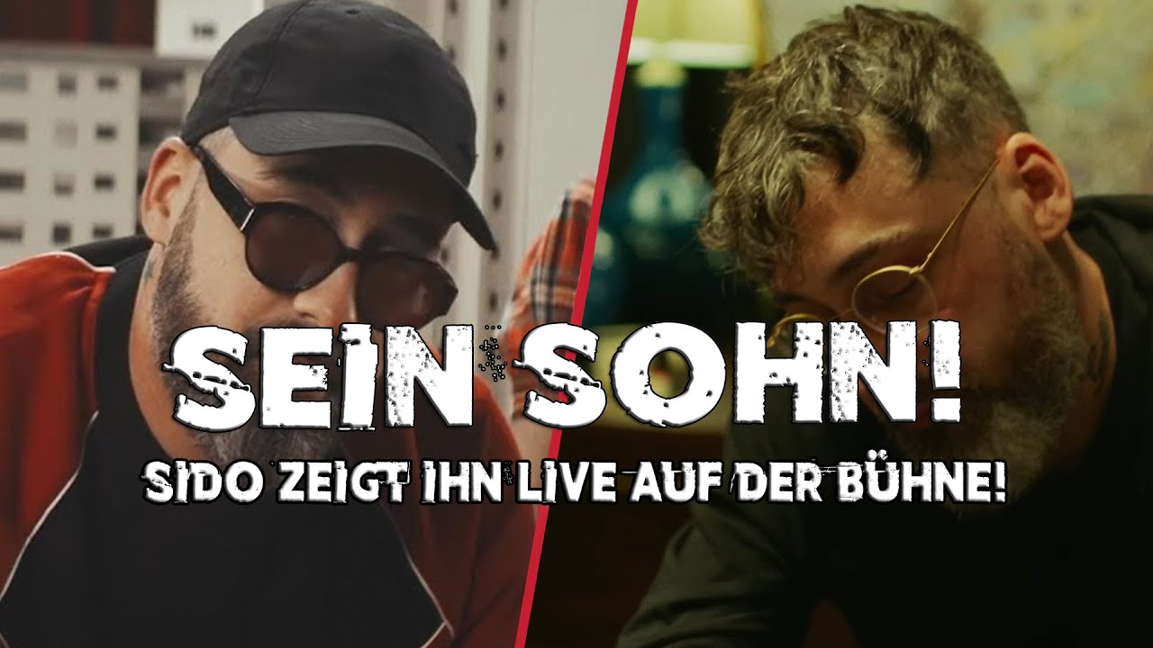 SIDO zeigt seinen SOHN von "Ein Teil von mir" auf der Bühne - YouTube