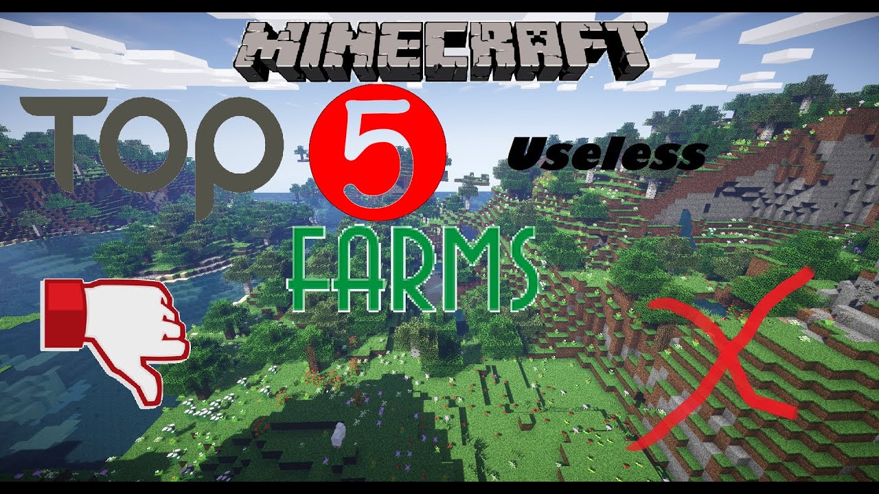 Minecraft:Top 5 Useless Farms - YouTube