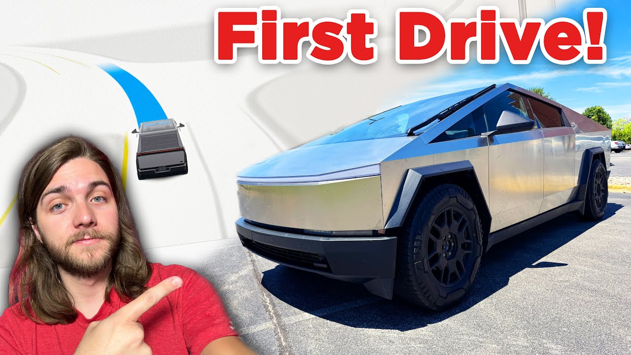 Full Self-Driving for the Cybertruck is HERE! | First Drive 12.5.5 ...