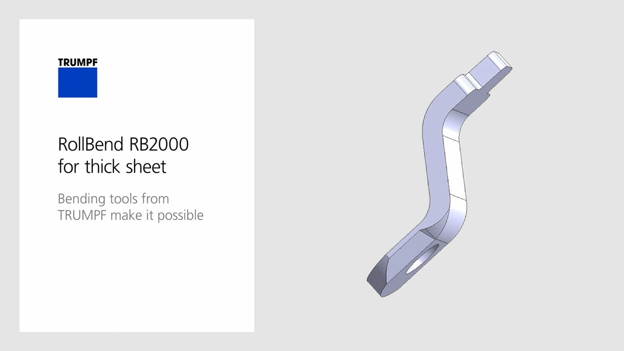 TRUMPF Services: RollBend RB2000 for thick sheet - YouTube