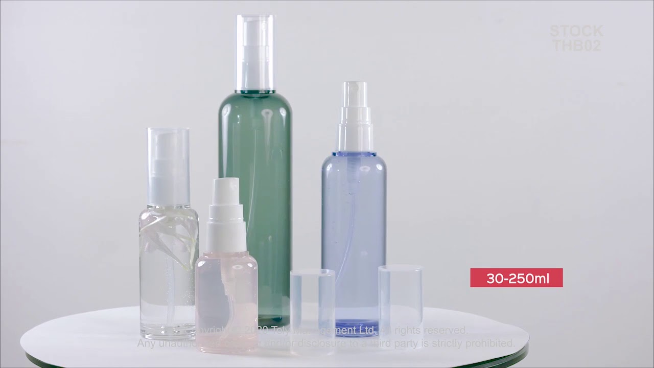 Toly Products - PET, PCR Spray Pump Dispenser - YouTube