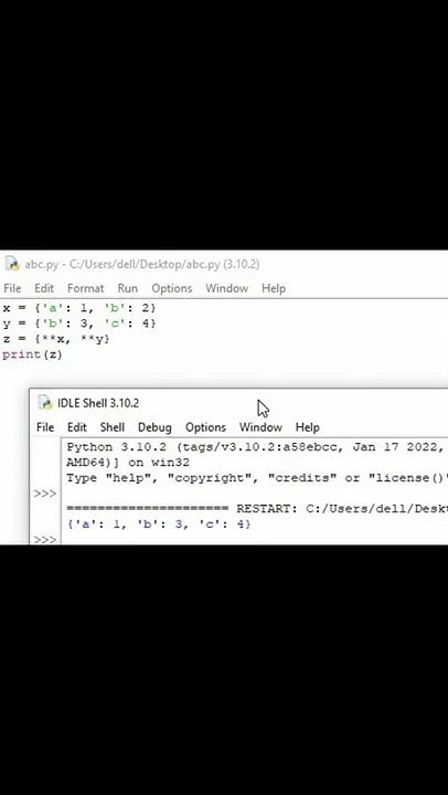 How To Merge Two Dictionaries In Python Shorts Youtube