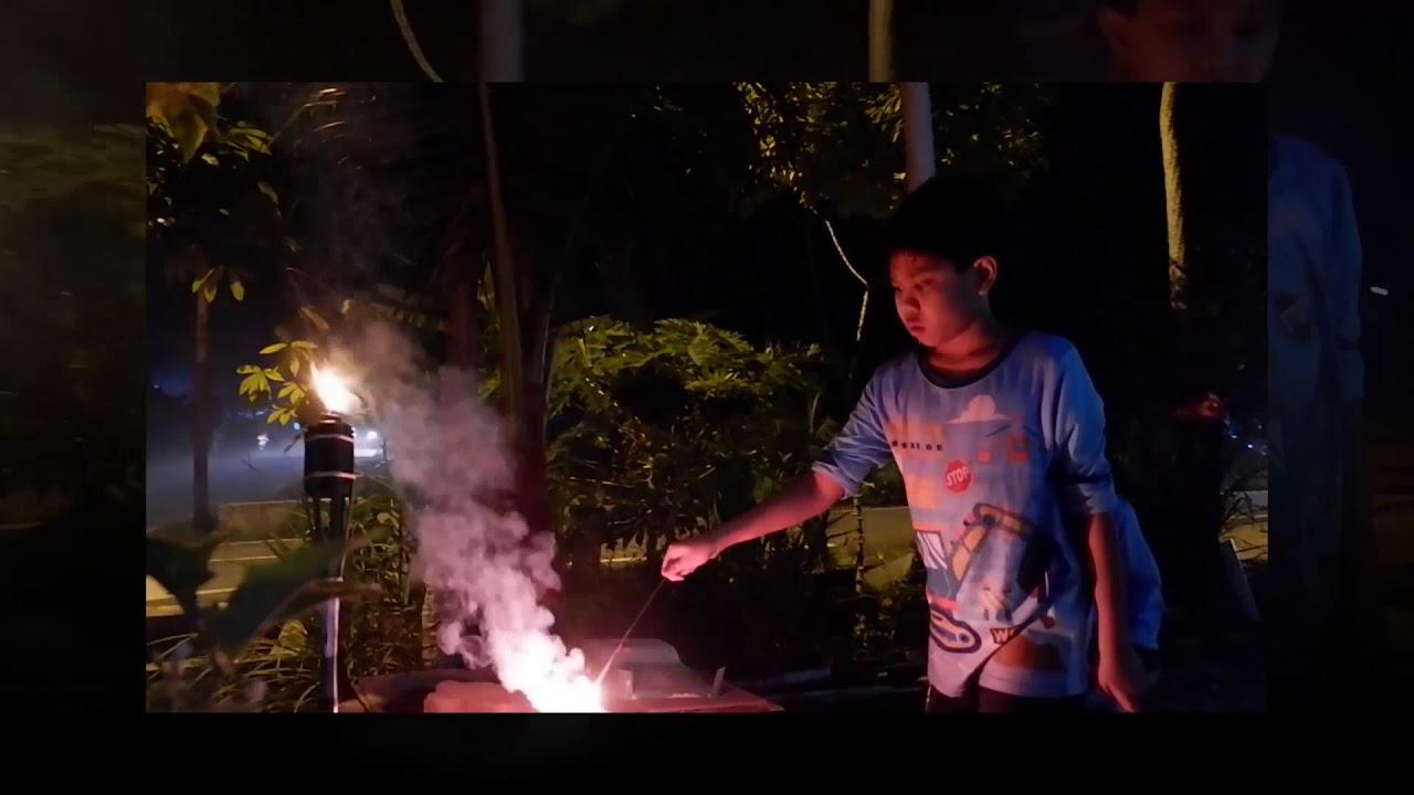 Syawal 1441 Bunga Api Malam Raya - YouTube