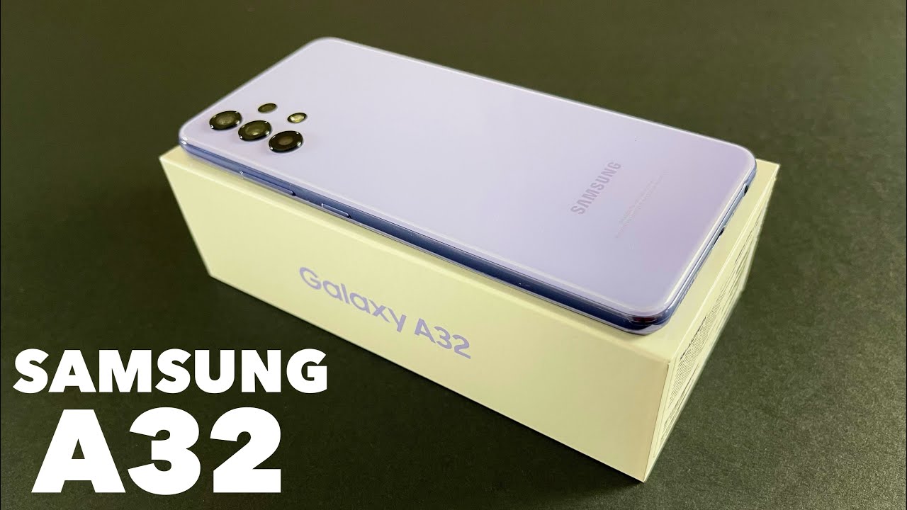 Unboxing SAMSUNG Galaxy A32 - Awesome Violet - YouTube
