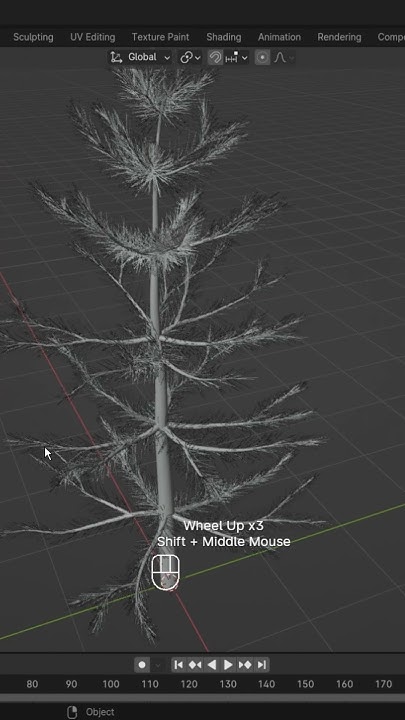 Creating a Pine Tree in 3D Blender | Quick and Easy Tutorial | Sapling Tree Gen Addon - YouTube