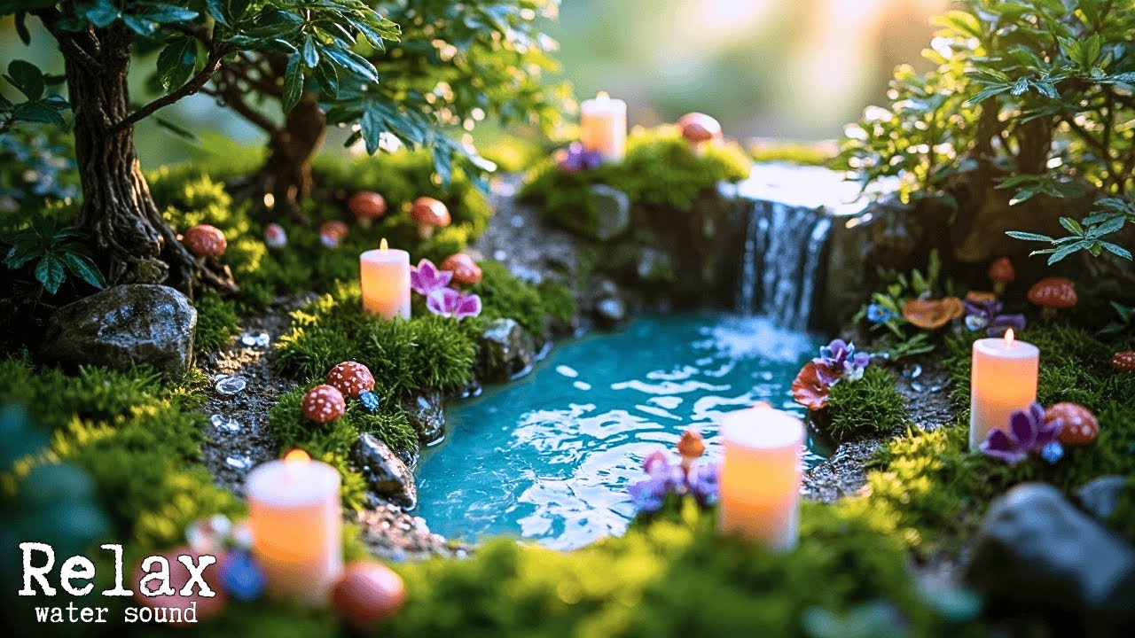 Relaxing Music 🍂 Water & Piano Sounds for Stress Relief and Deep ...