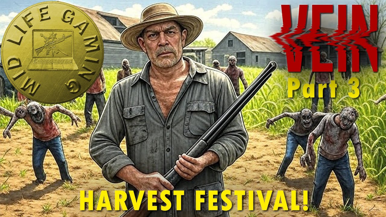 Farmer Life - HARVEST FESTIVAL! Bringing home the crops! Lets Play VEIN ...