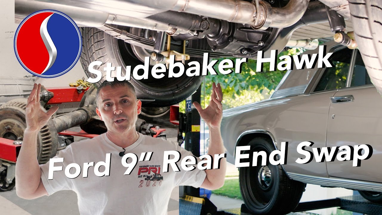 9 inch ford rear end into a 1962 Studebaker GT Hawk. - YouTube