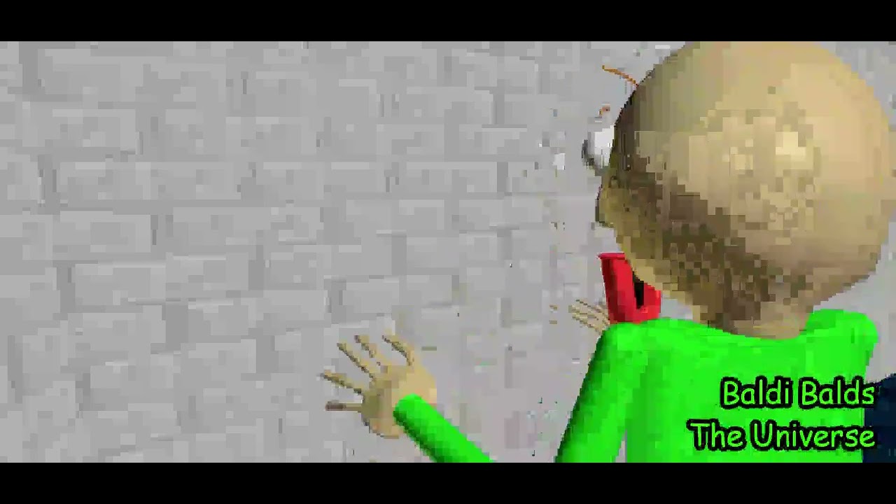 Baldi vs Brick Wall - YouTube