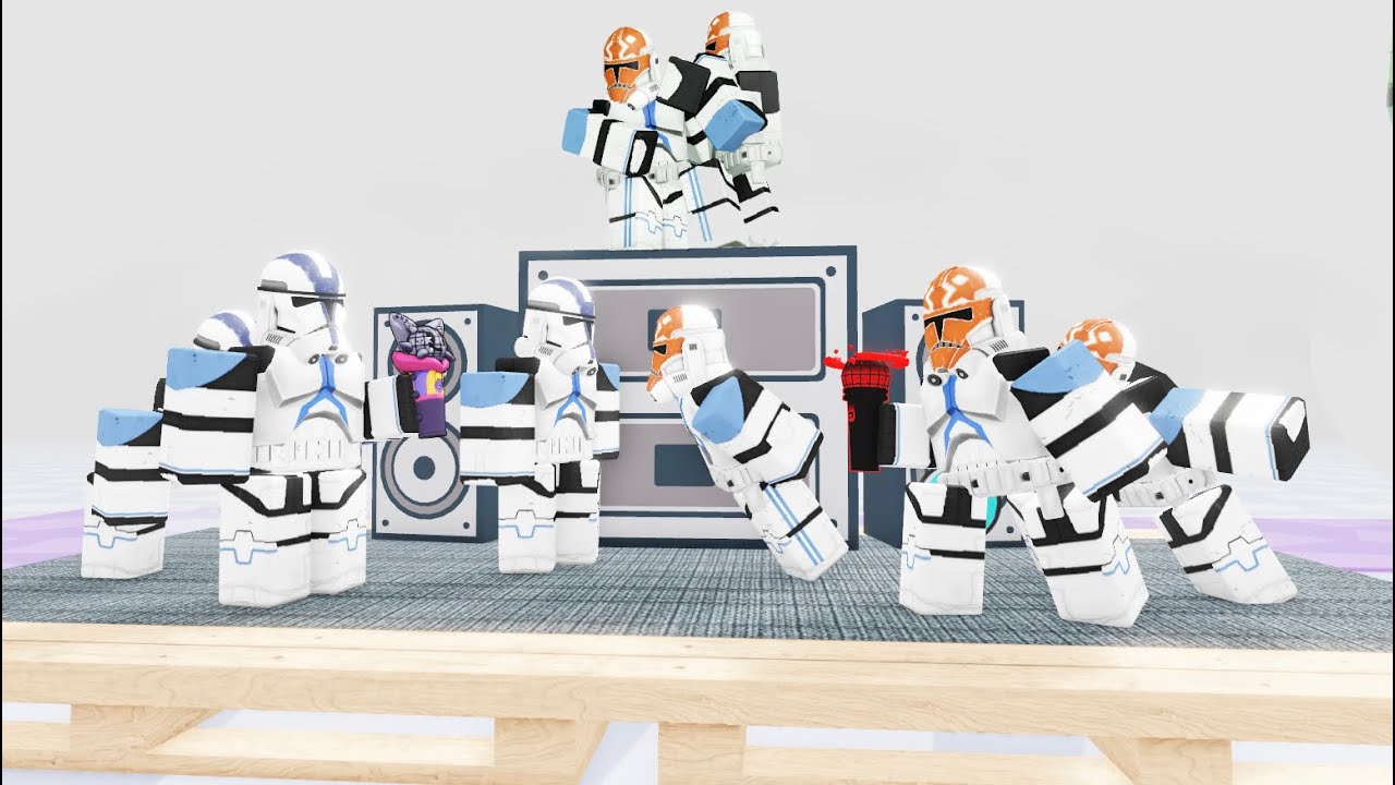 Roblox 501st Legion vs 332nd Company - YouTube