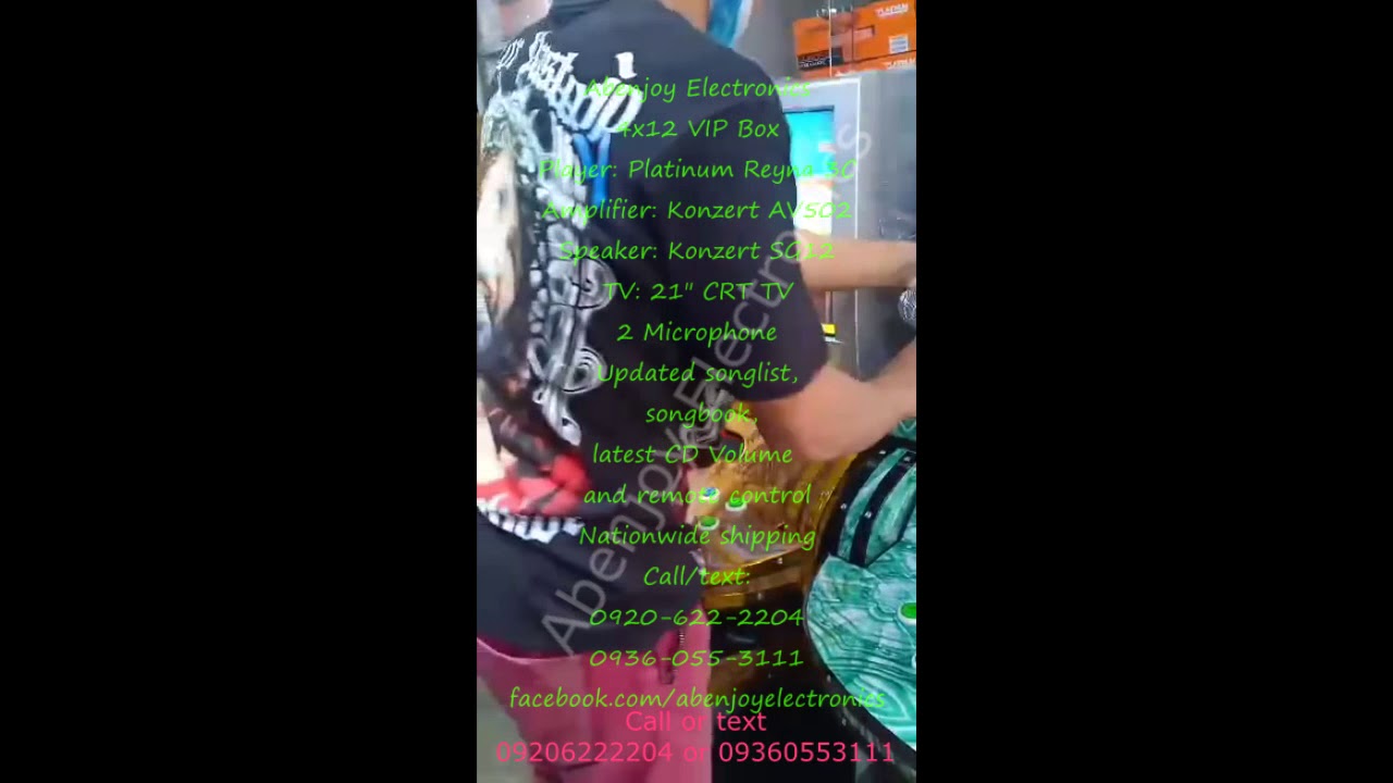 Videoke set - 4x12 VIP Box (Platinum REYNA 3C) - YouTube