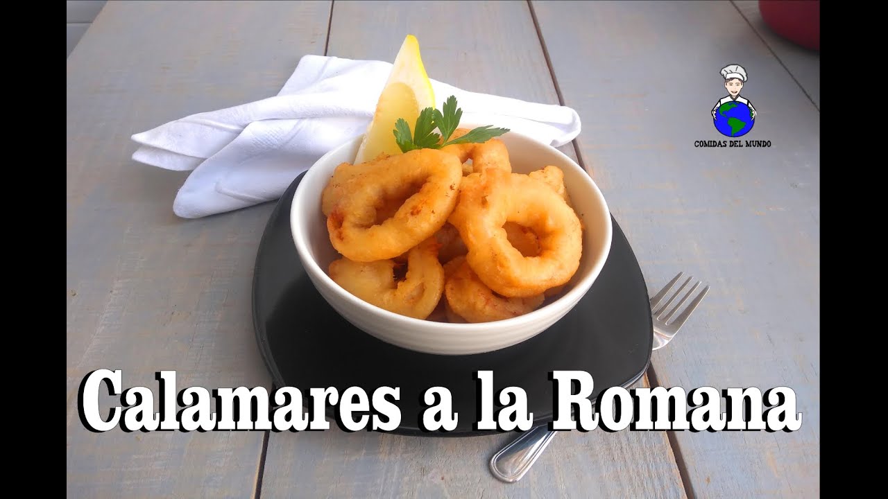 Calamares a la Romana | Calamares Rebozados | Tapas | Receta Española ...