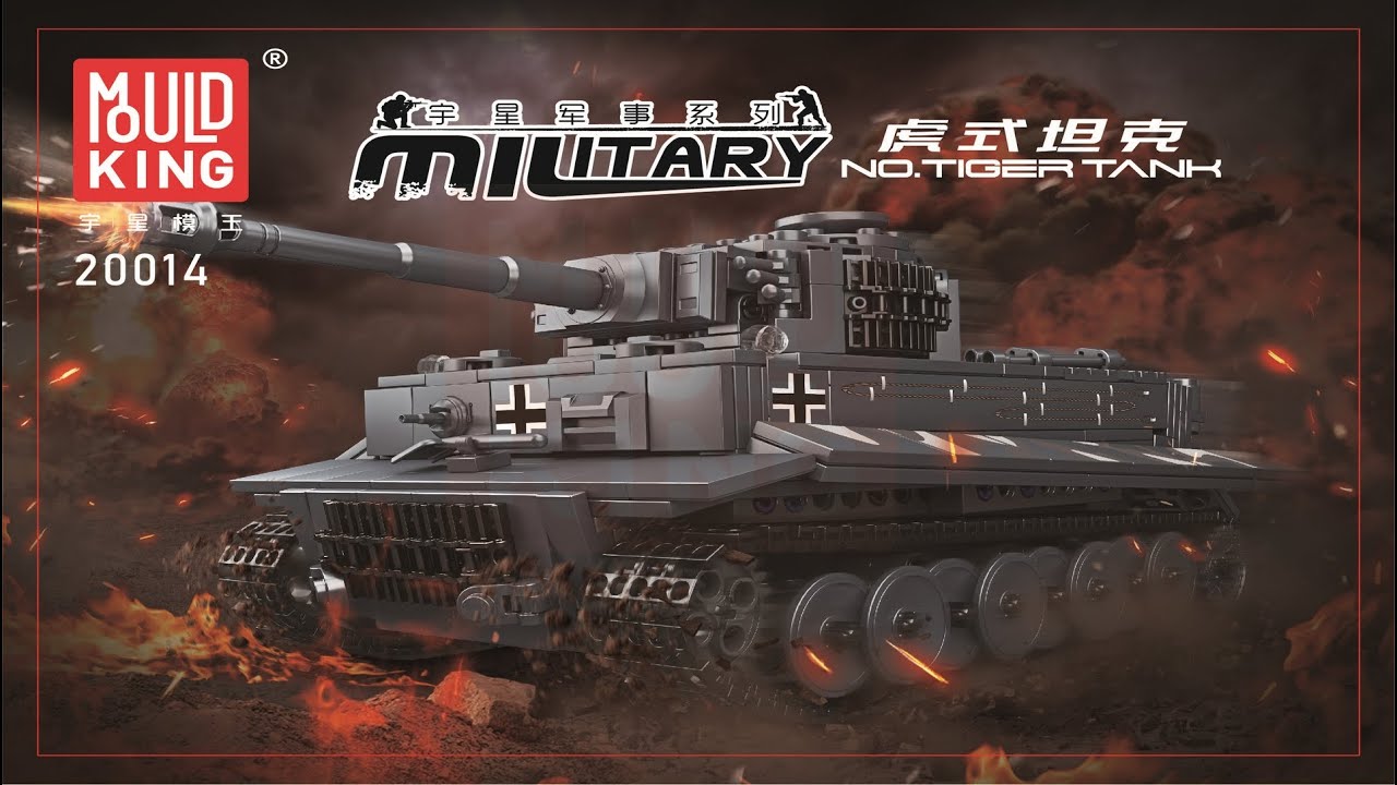 Mould King Instructions | Mould King Tank | 20014 | Tiger Heavy Tank ...