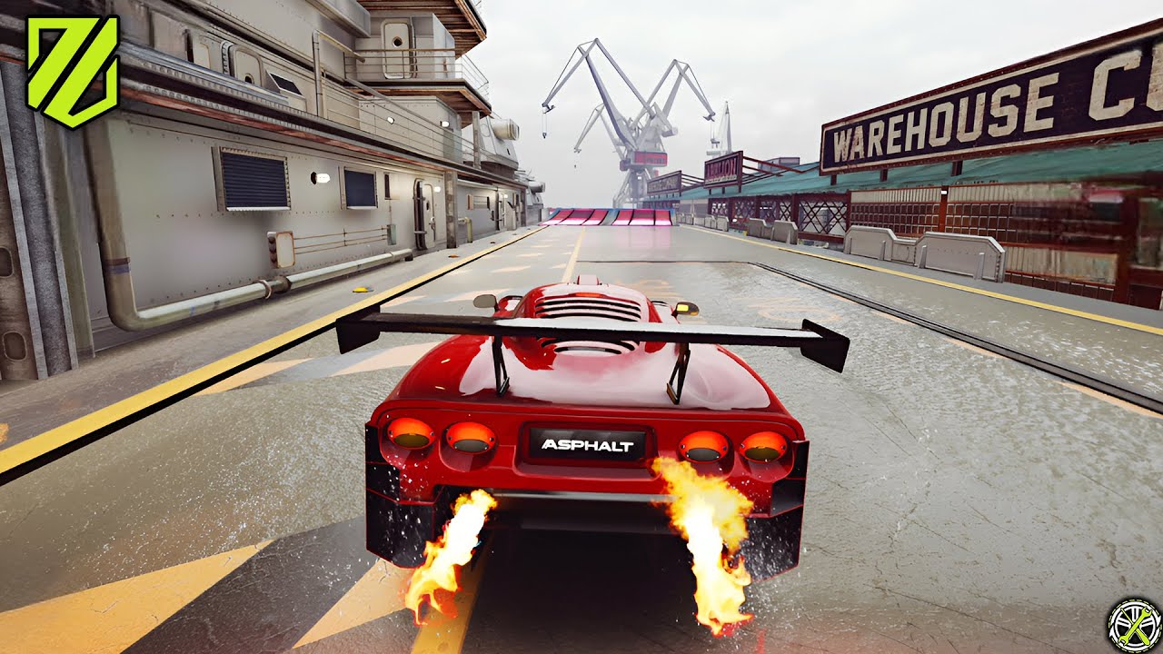 Asphalt Legends | Mosler Super GT - Test Drive on 3 tracks - YouTube