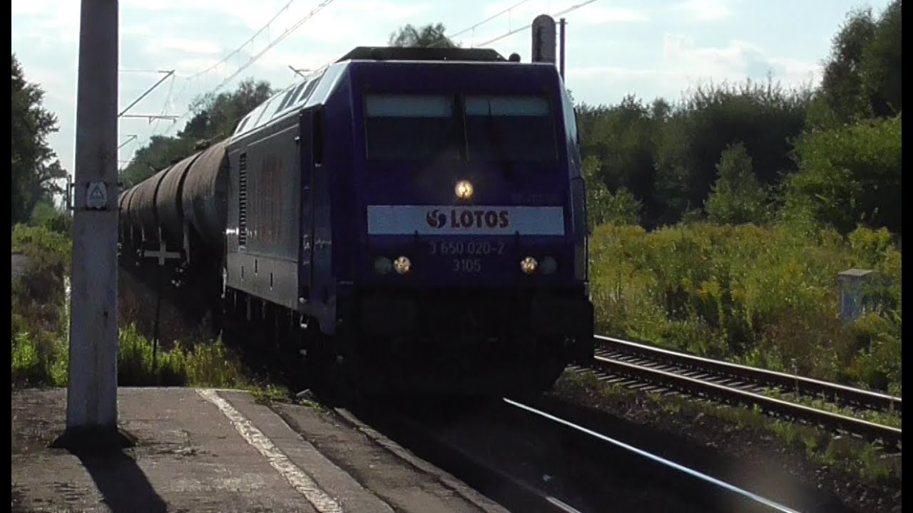 BR285 + 181 089-4 na popychu ze składem beczek - YouTube