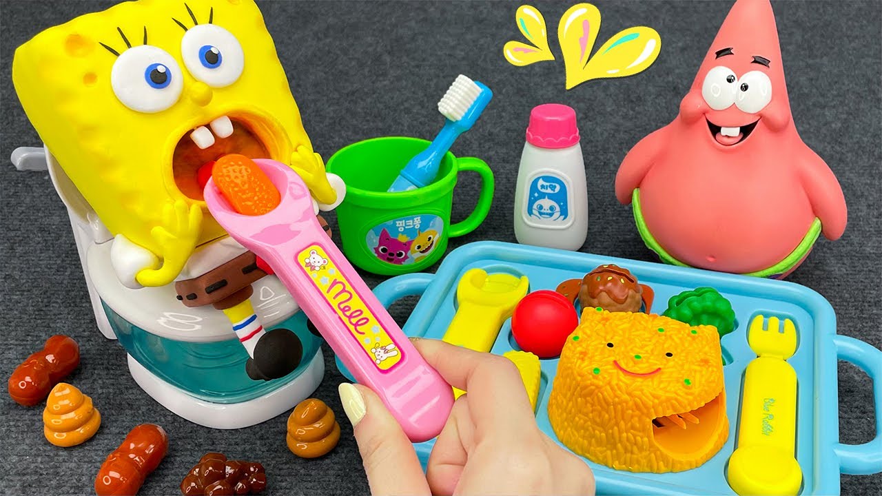 Ultimate SpongeBob VS Patricks Star Potty Training Playset ASMR ...