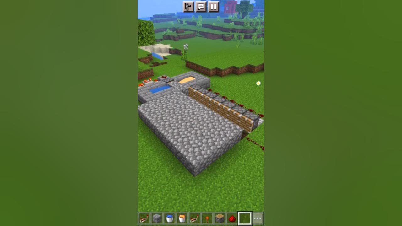 how to make a automatic cobblestone generator in minecraft - YouTube