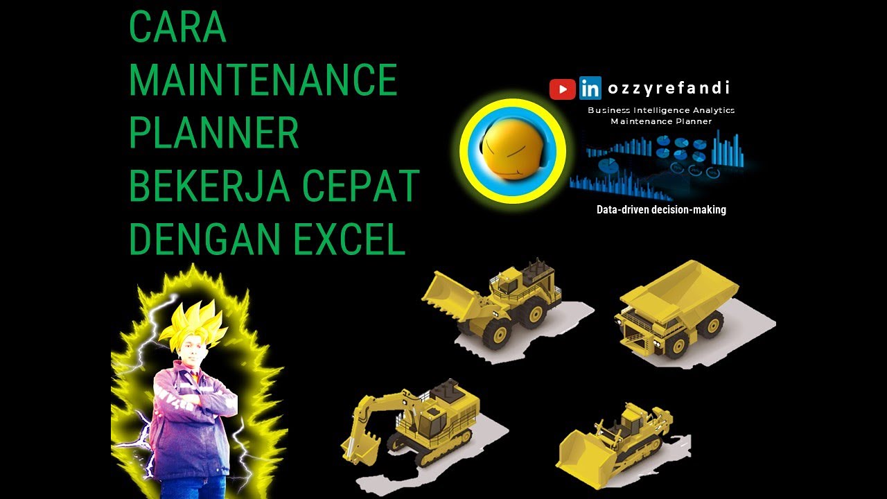 Cara kerja cepat Maintenance Planner dengan Excel - YouTube
