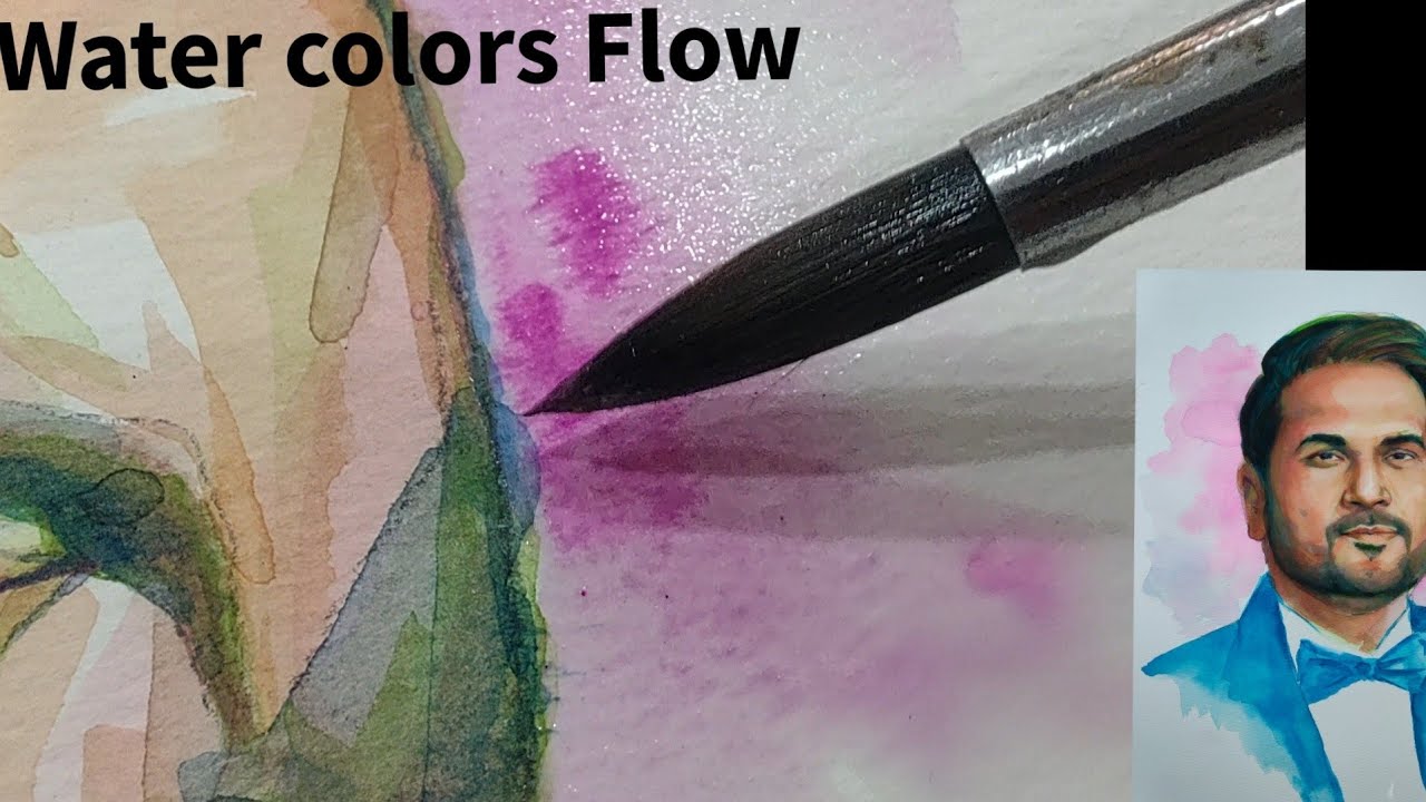 Creating a Stunning Watercolor Portrait of Humayun Saeed | Macro ...