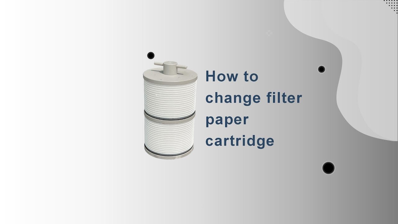 Change filter paper cartridge - YouTube