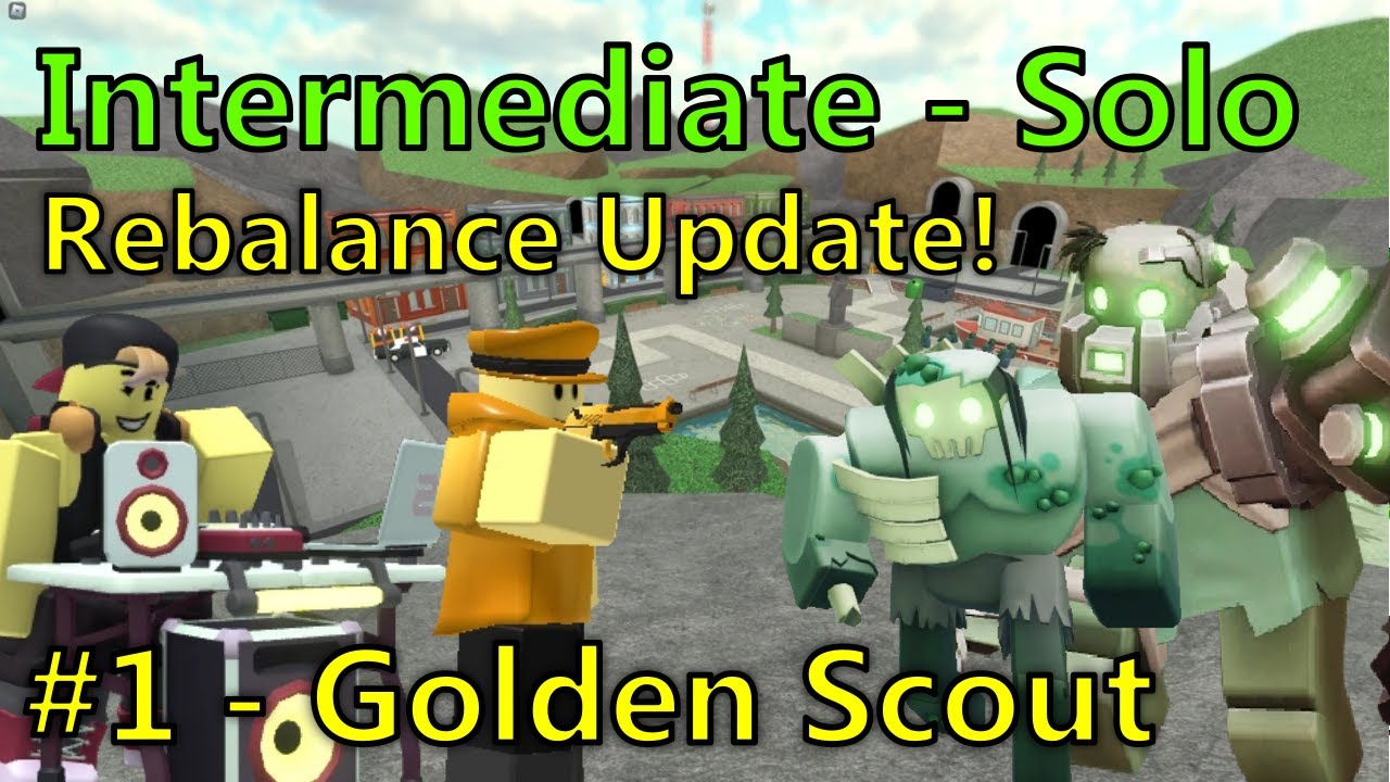 (REBALANCES) Golden Scout vs. Intermediate Mode - Tower Defense ...