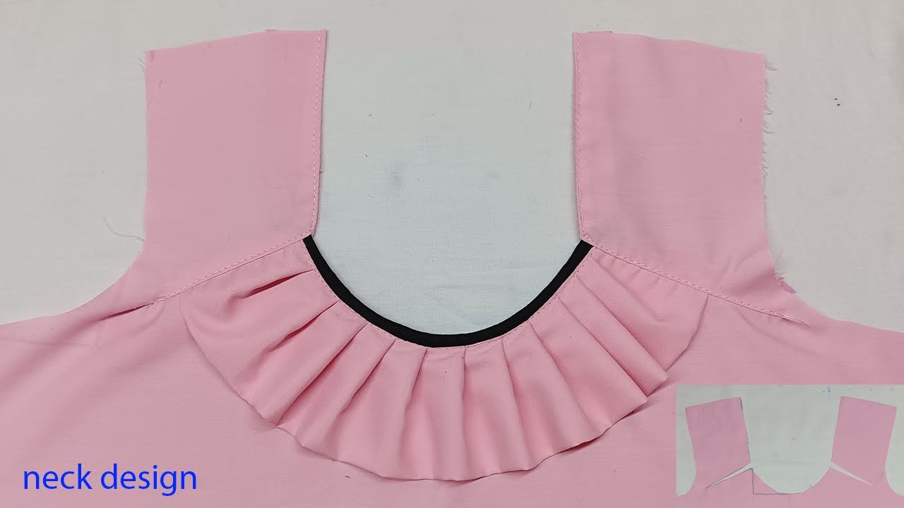 Easy Way to Beautiful Neck Design Cutting and Sewing Sewing hacks to ...