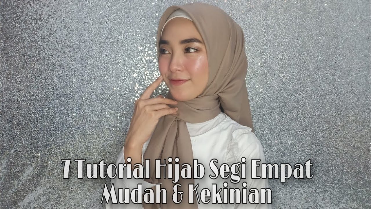 HIJAB SEGI EMPAT TUTORIAL MUDAH DAN KEKINIAN / HIJAB VOAL PREMIUM ...