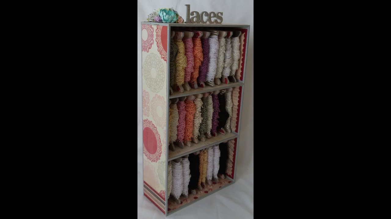 Altered lace storage finished project-Sa - YouTube