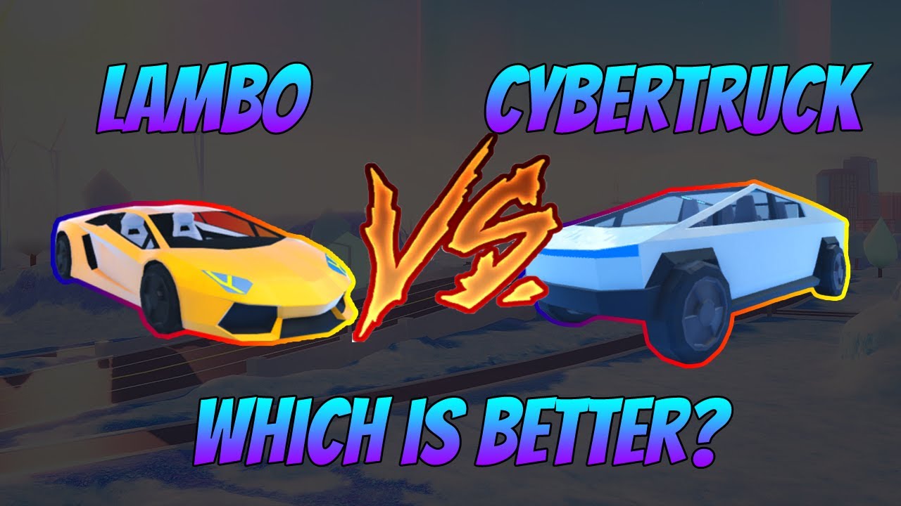 Lambo VS Cybertruck Top Speed Test in Roblox Jailbreak! Best Car for ...