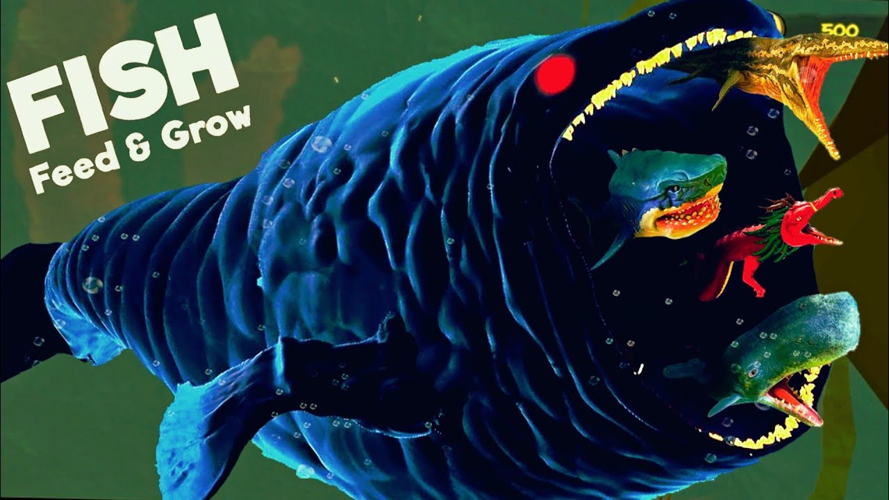 I Became the STRONGEST FISH - Feed and Grow Fish - YouTube